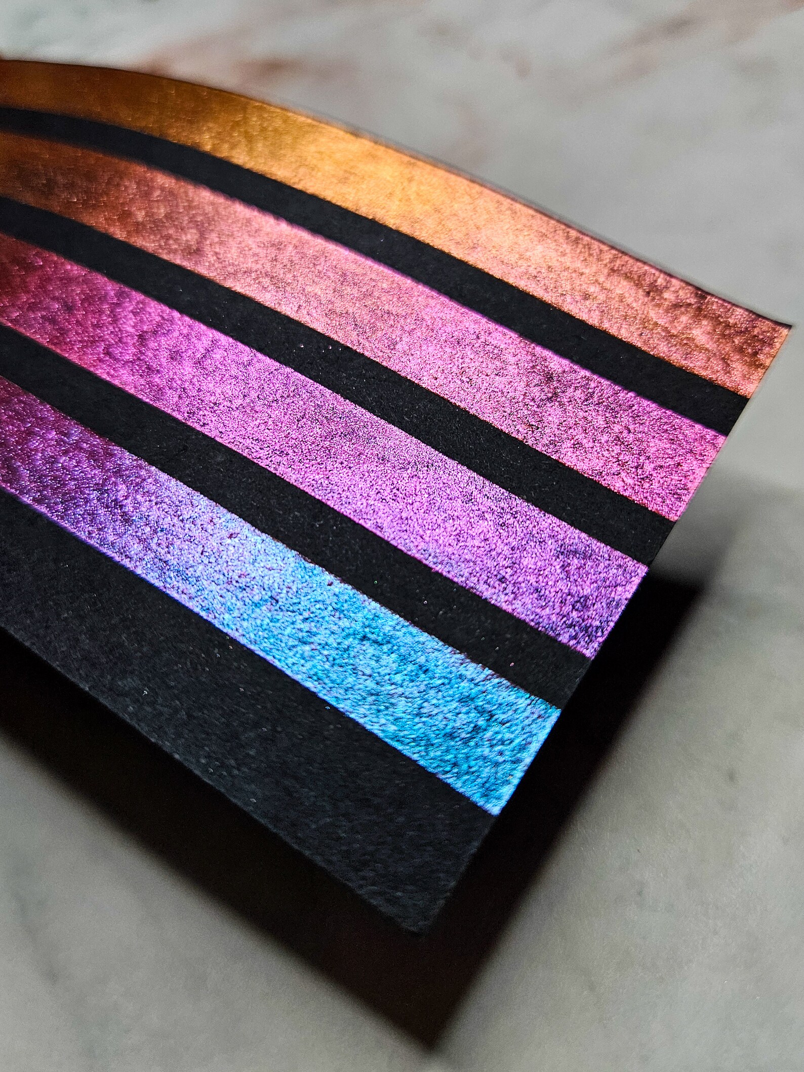 PERSEUS Chameleon Dot Paint Sample, Shimmer Colorshift Watercolor ...