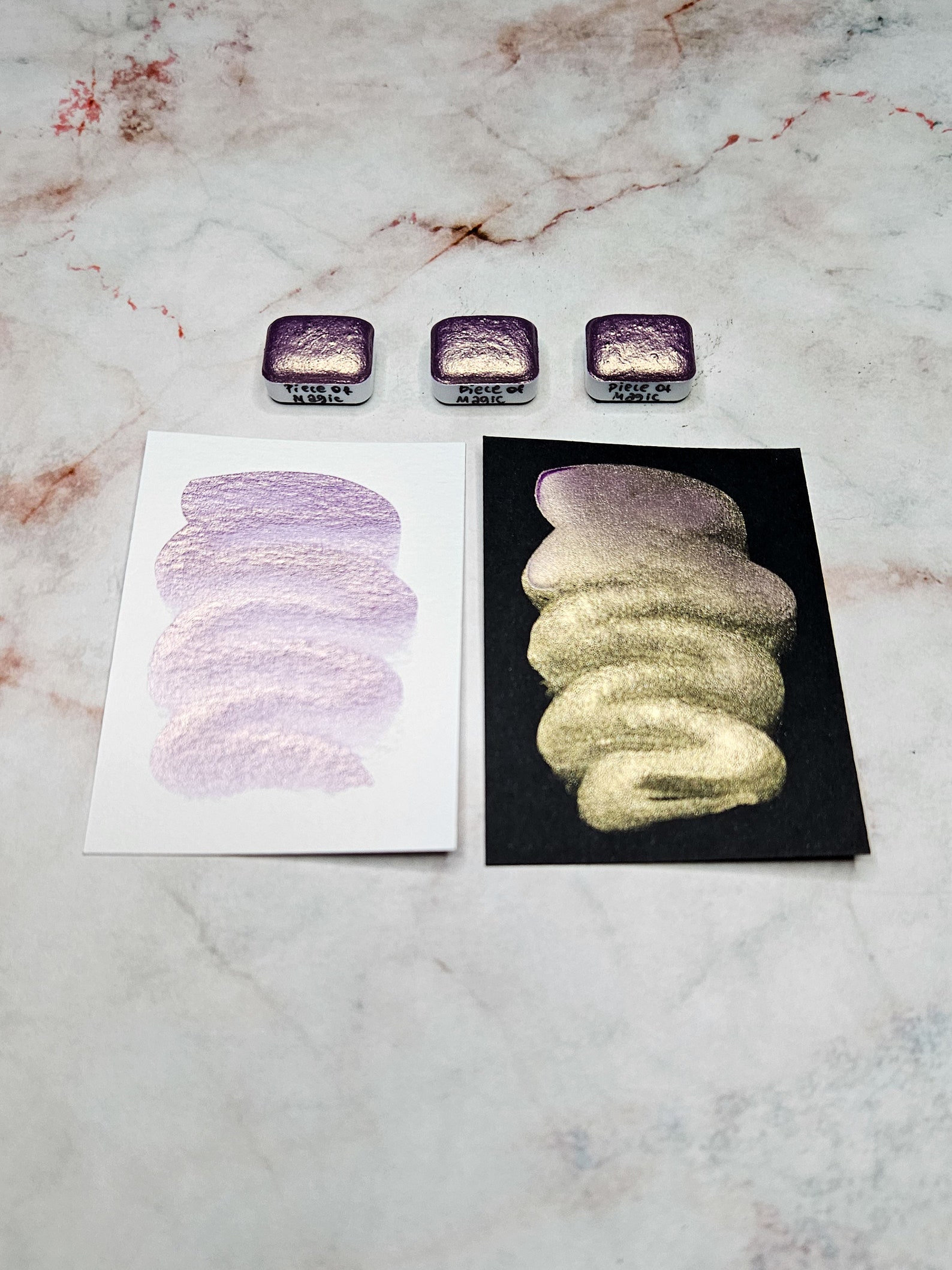 Color Change Watercolor Paints, Metallic Glossy Art Journal Supplies ...