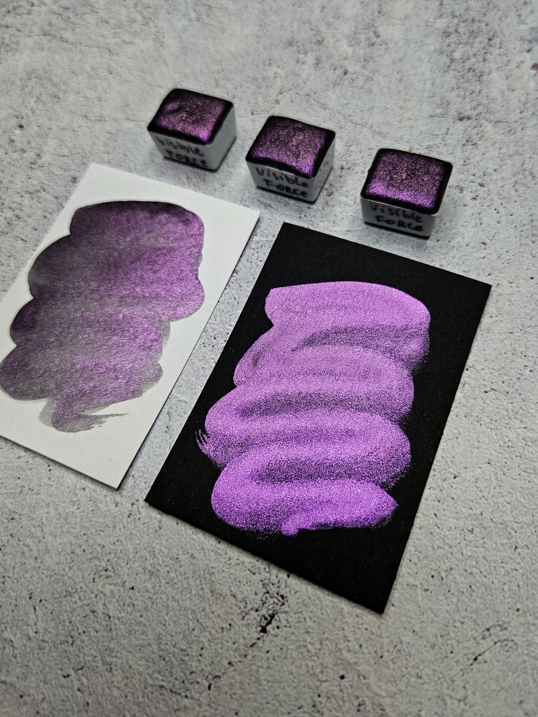 VISIBLE FORCE Half Pan Chameleon Watercolor Magic Forest - Etsy