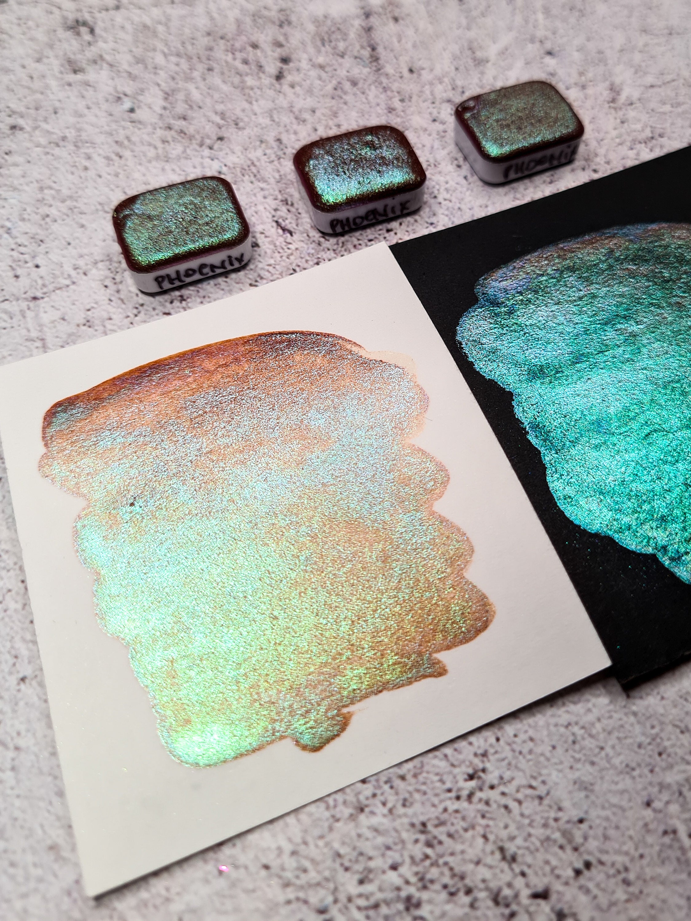 PHOENIX Colorshift Quarter Pan Paint Chromeshift Watercolor - Etsy