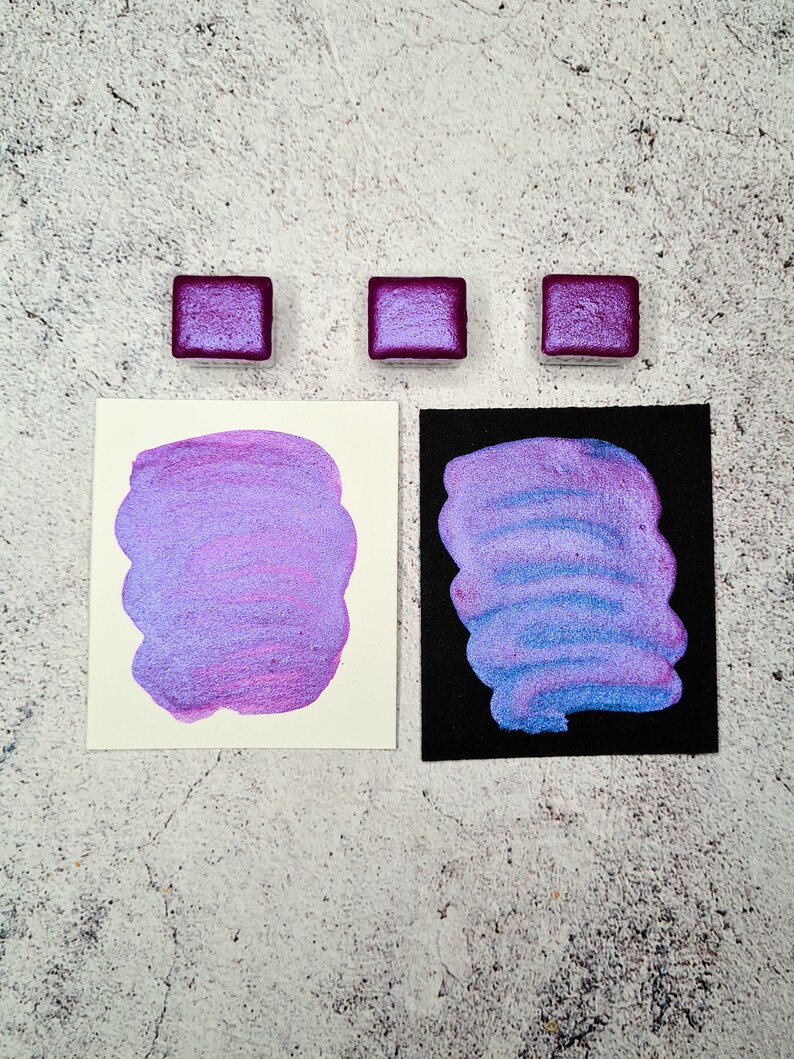 YZMA Duochrome Metallic Watercolour Art Supply for Coloring - Etsy