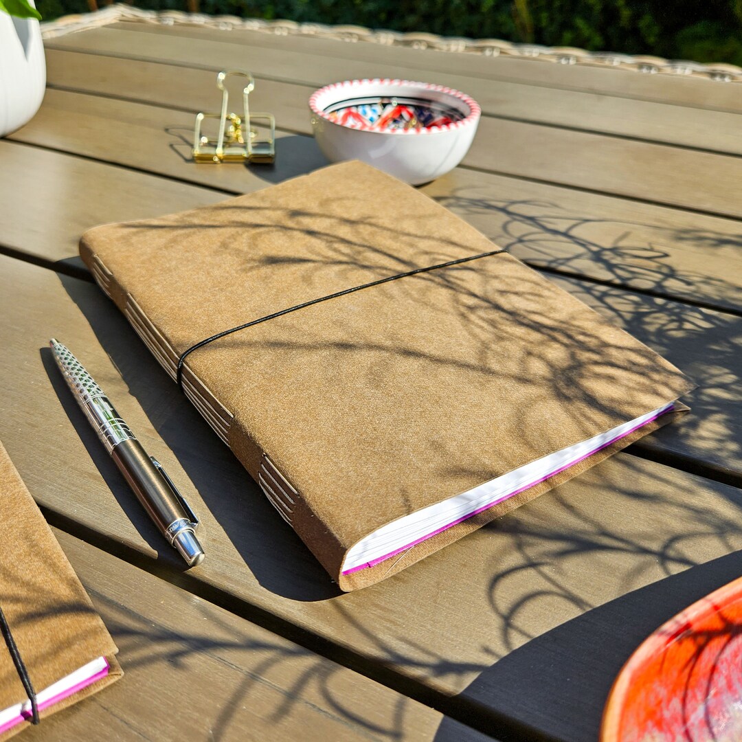 Handmade Notebook A5 for Pencil Drawing, Soft Cover Sketchbook ...