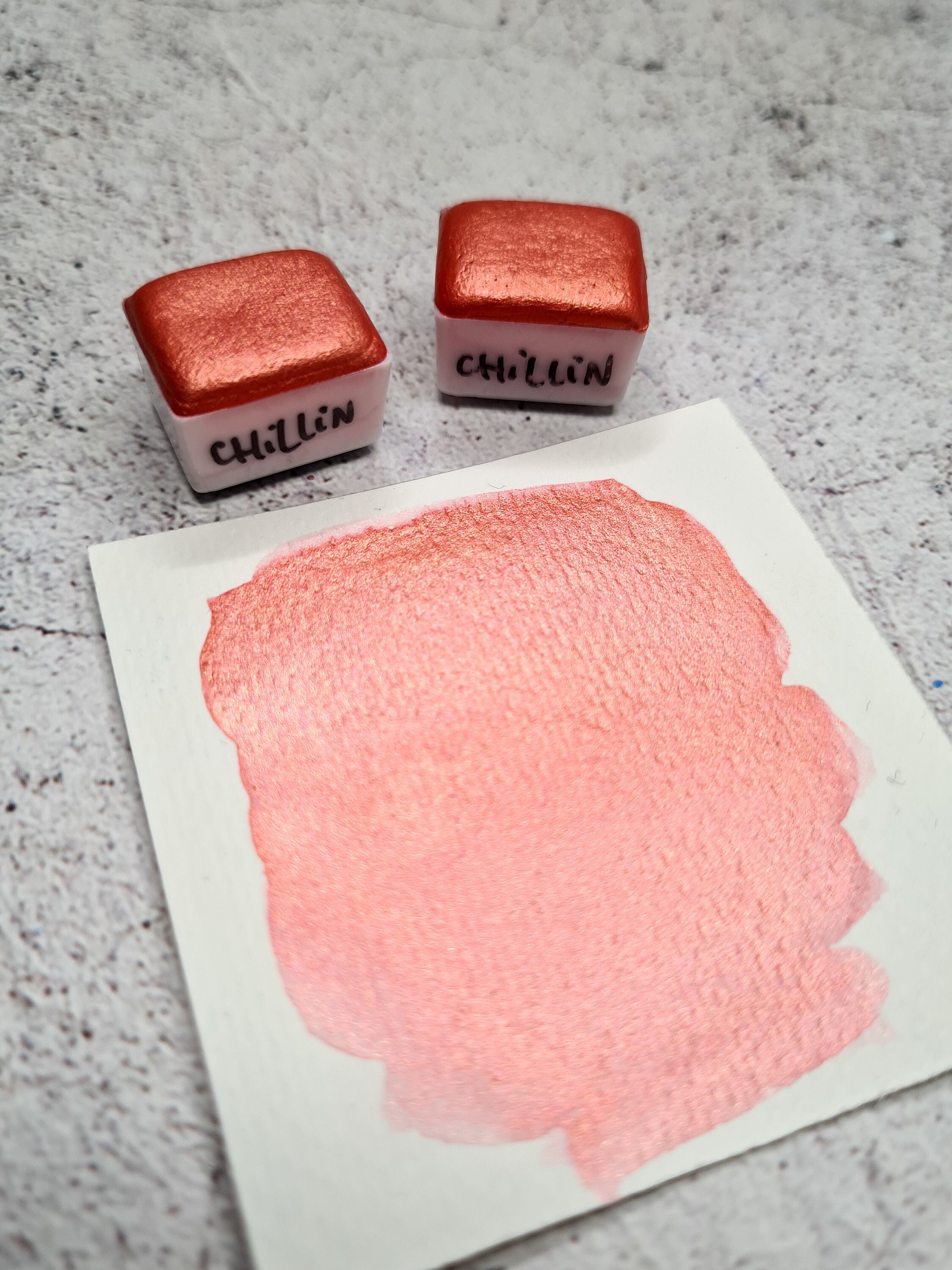 CHILLIN Paint Ink for Calligraphy Shimmer Watercolour - Etsy