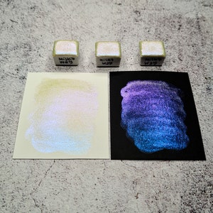 MILKY WAY Colorshift Metallic Watercolor, Duochrome Effect Paint for ...