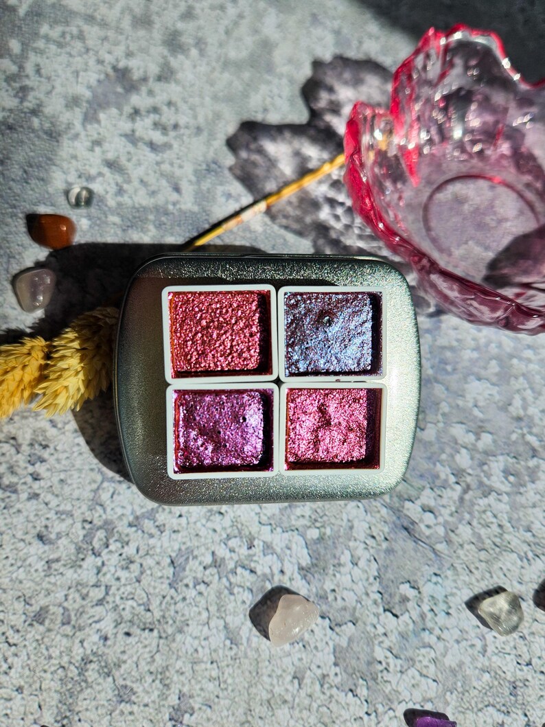 Galaxy Colorshift Watercolor Set, Handmade Chrome Shift Paints for ...