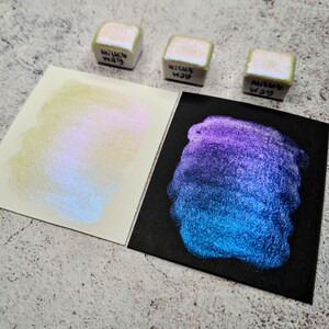 MILKY WAY Colorshift Metallic Watercolor, Duochrome Effect Paint for ...