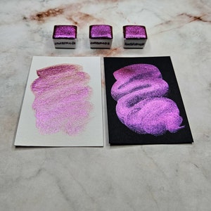 ANDROMEDA Mega Dot Paint Sample, Bullet Journal Craft Supply, Shimmer ...