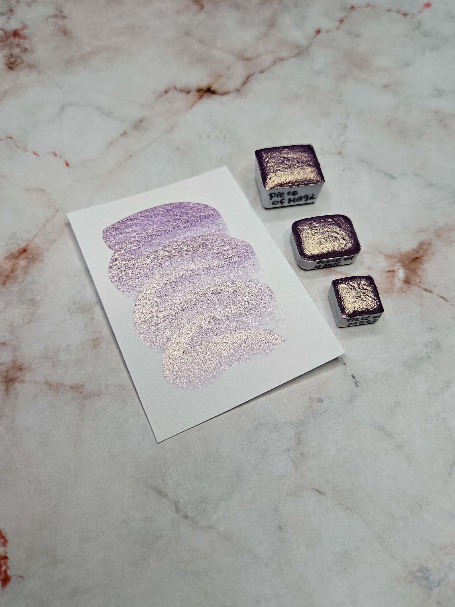 Color Change Watercolor Paints, Metallic Glossy Art Journal Supplies ...