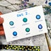 DOT CARD SET 2 Metallic Watercolor, Stationery for Scraper, Rock ...