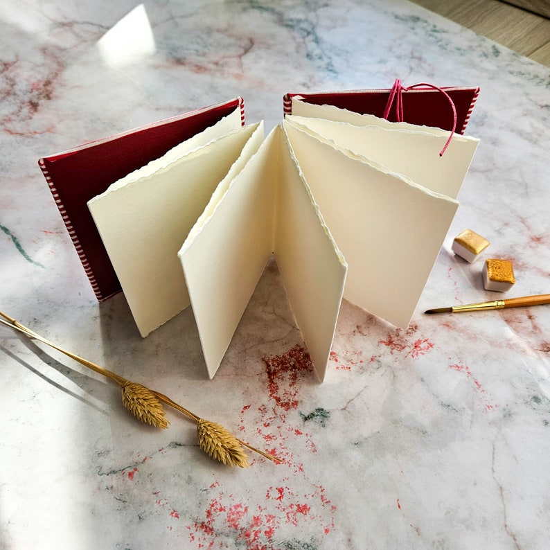 Hardcover Accordion Notebook Landscape Format Sketchbook Art - Etsy