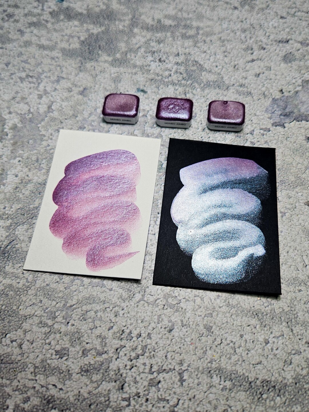 MUMBO JUMBO Quarter Pan Shimmery Paint to Junk Journal, Coloring Book ...