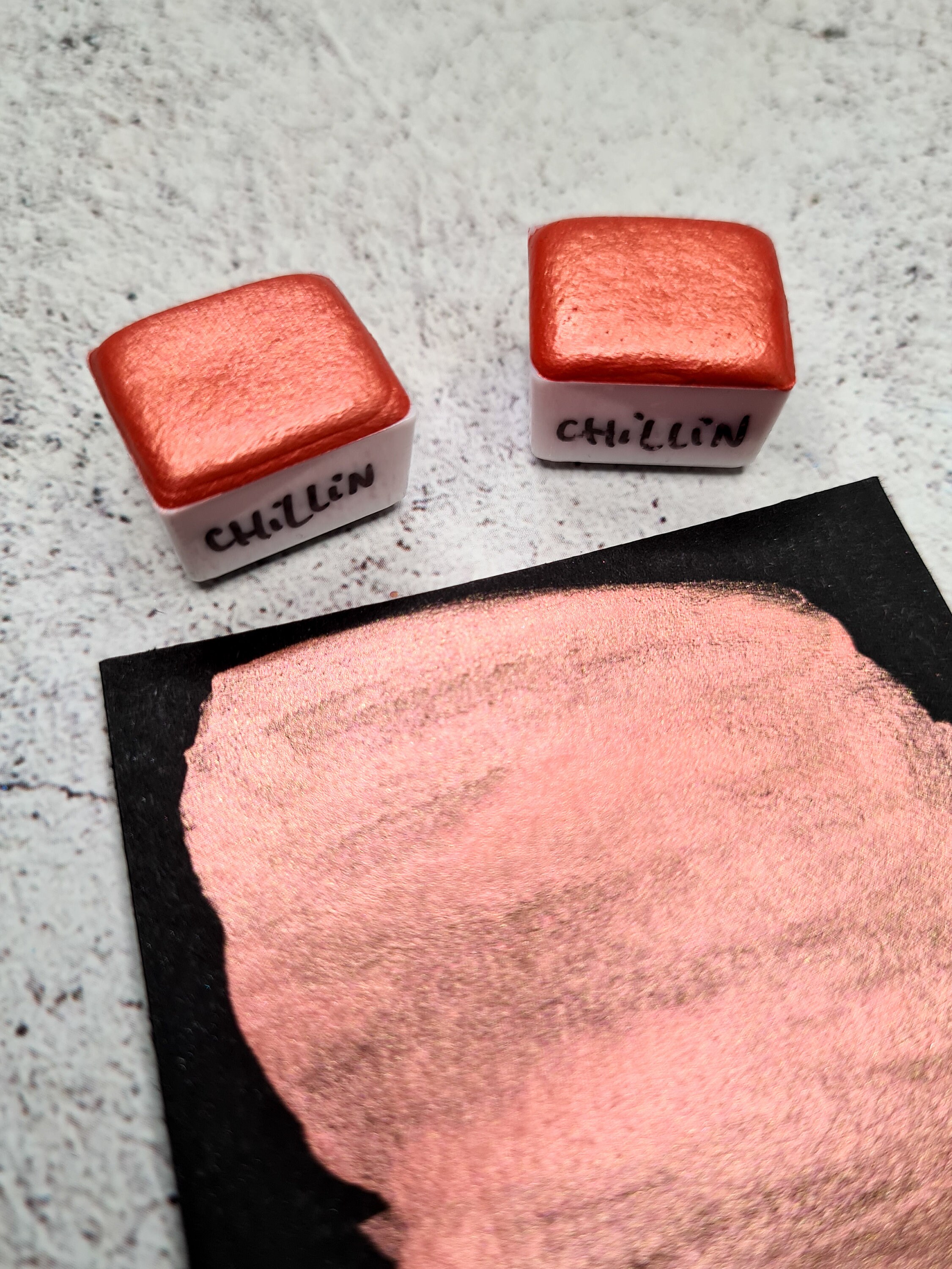CHILLIN Paint Ink for Calligraphy, Shimmer Watercolour Lettering ...