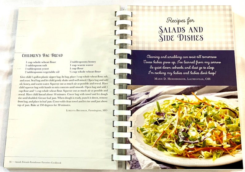 Cookbook amish Friends Farmhouse Favorites Simple & Hearty - Etsy