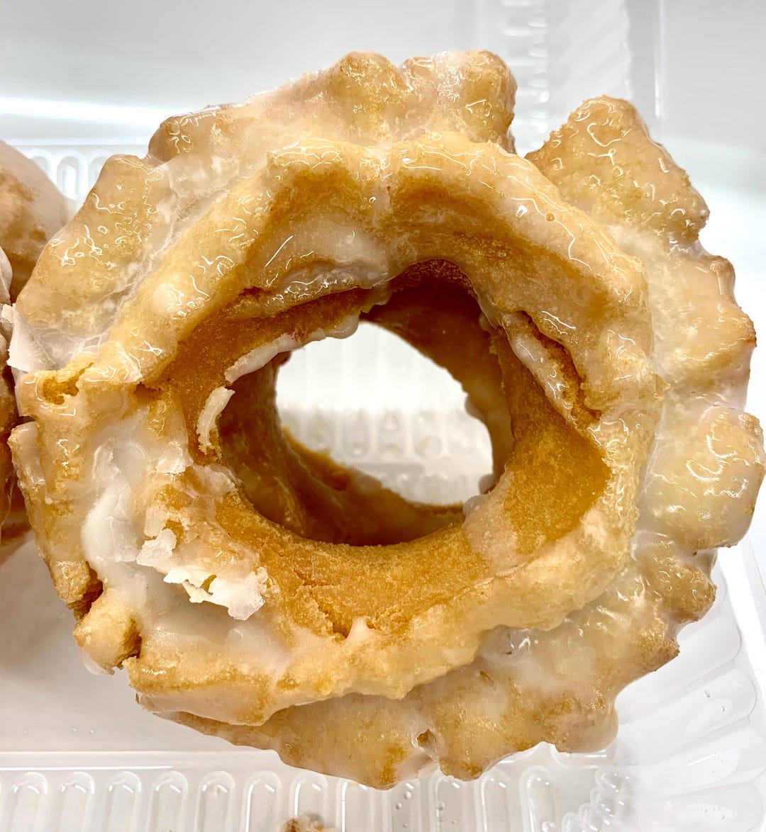 Cruller’s (cake Donuts); Sour Cream Glazed, Homemade, Pack of 6 - Etsy