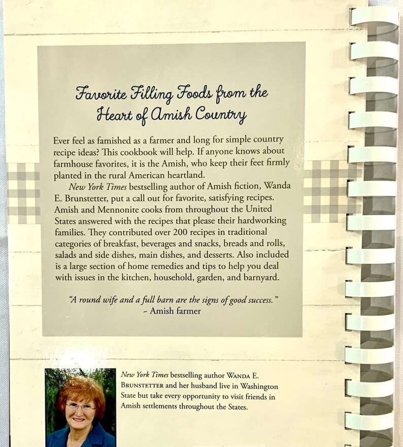 Cookbook amish Friends Farmhouse Favorites Simple & Hearty - Etsy