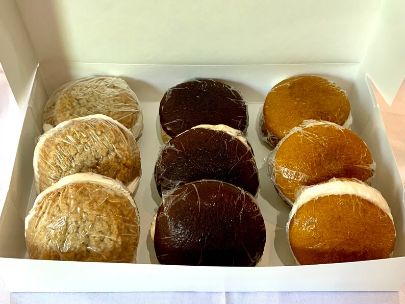 Whoopie Pie; Variety Pack, Homemade, Pack of 9 (NOT Gluten Free) - Etsy