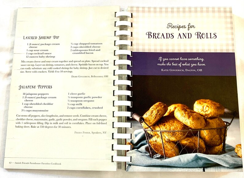 Cookbook amish Friends Farmhouse Favorites Simple & Hearty - Etsy