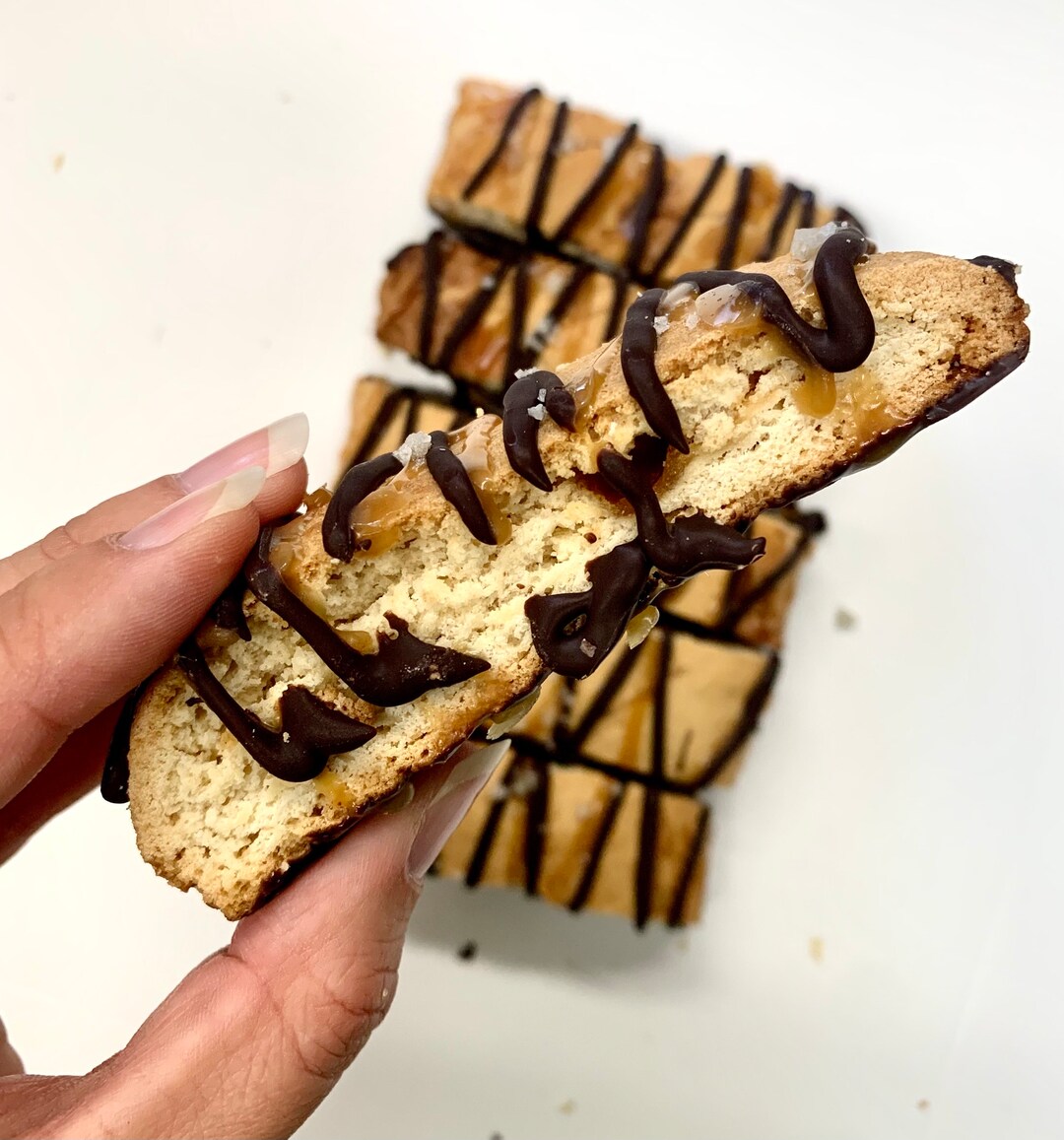 Sourdough Biscotti salted Caramel, Amish Made, Pack of 6 Petite Biscotti - Etsy