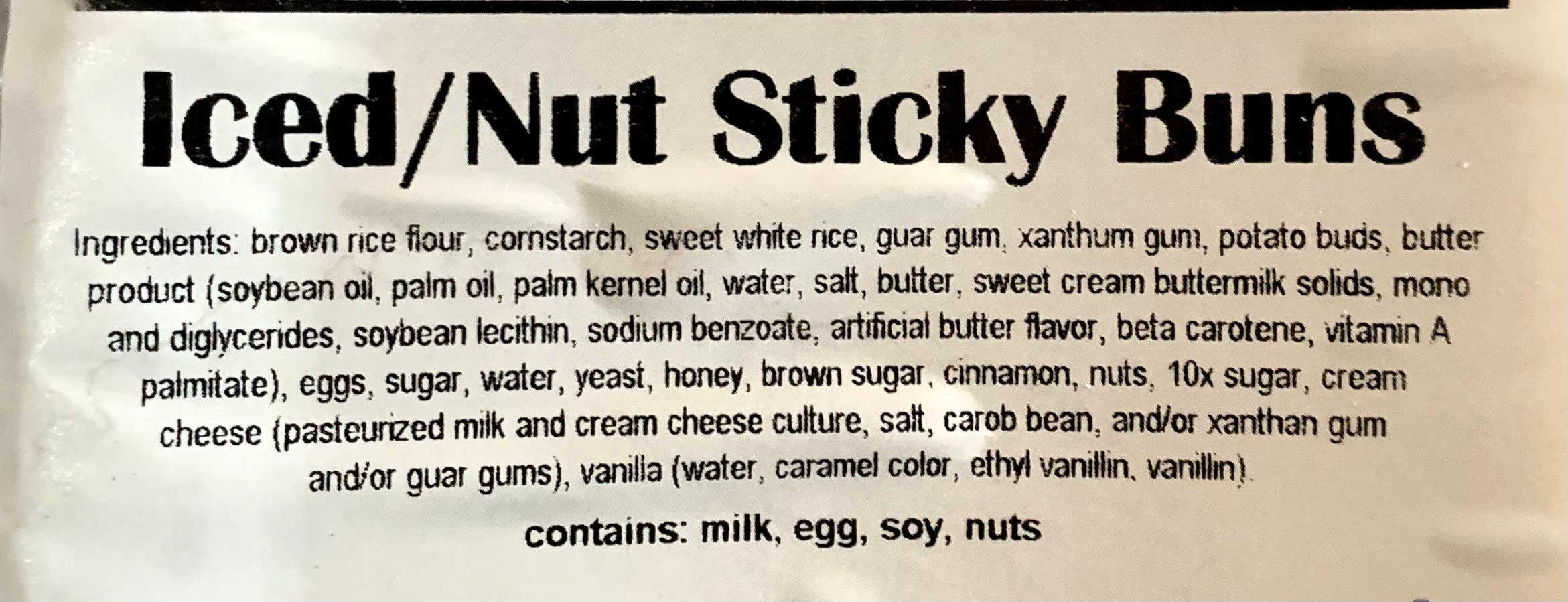 Sticky Buns; GLUTEN FREE, Nutty, Amish Made, Pack of 6 - Etsy