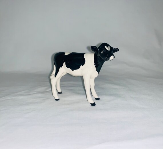 Beswick Friesian Calf Black & White 1249C. Made in England - Etsy Australia