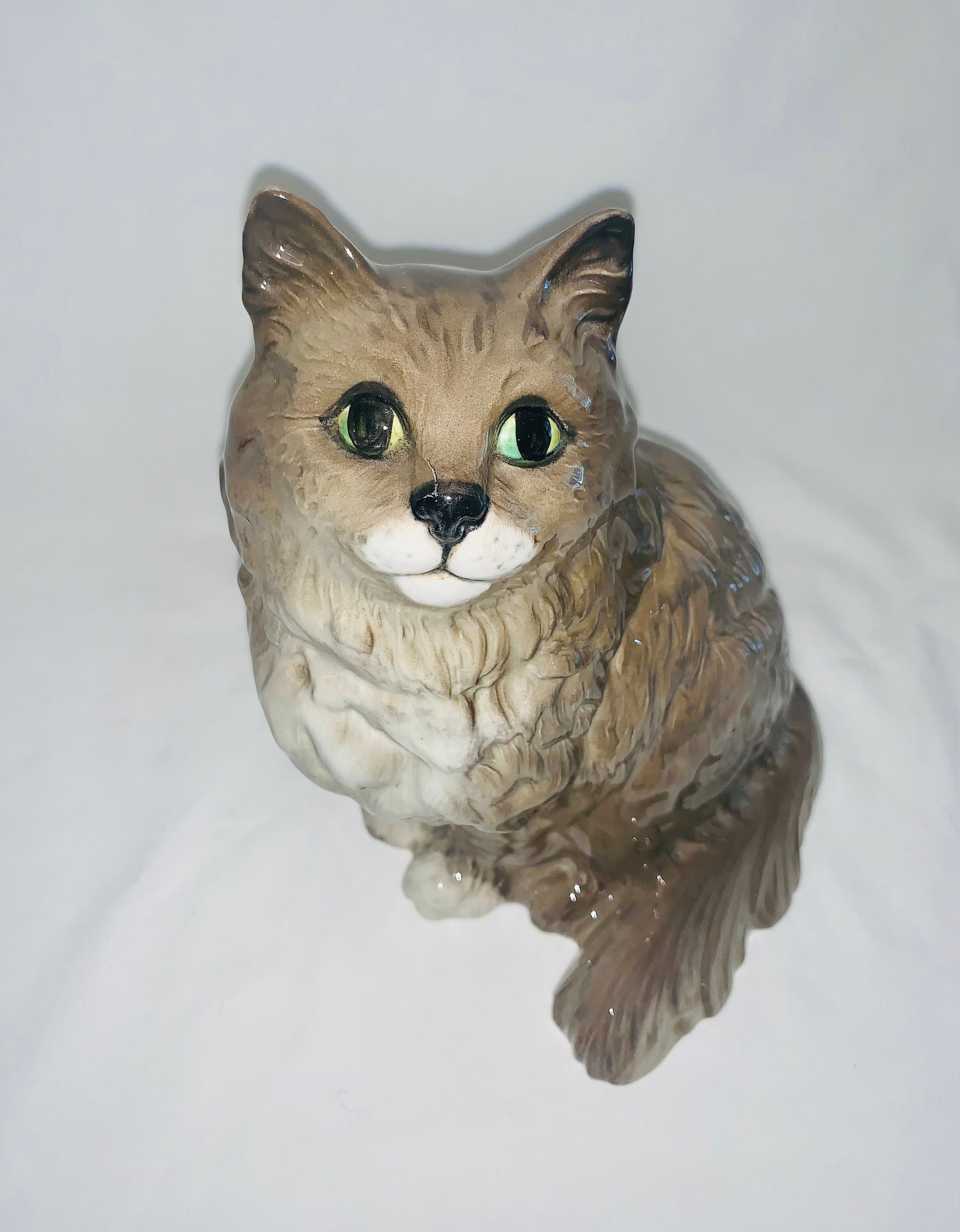 Beswick Persian Cat, Large Seated Grey Gloss Finish 1867. Made in ...