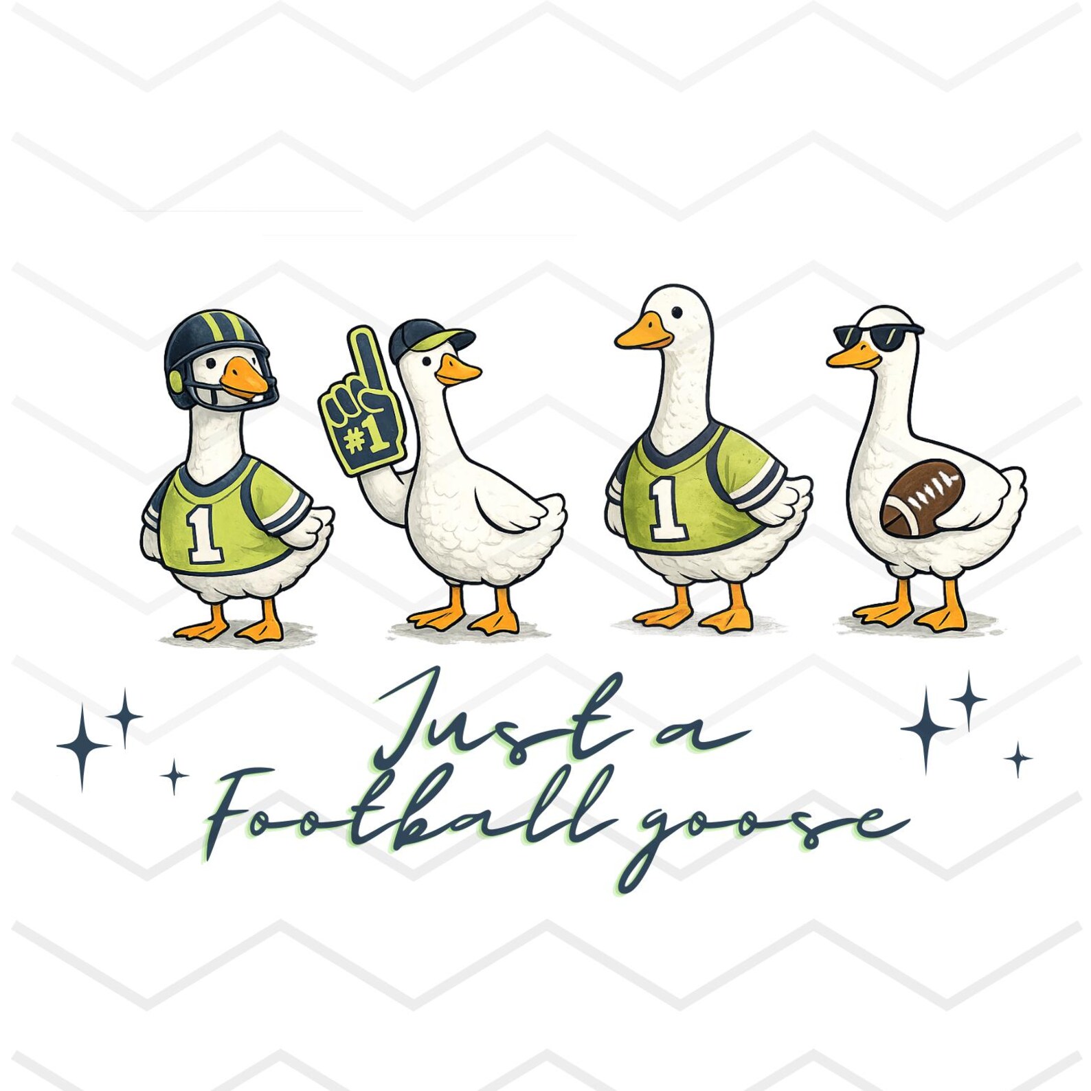Football Goose PNG Bundle | Funny Game Day Goose Shirt Designs | Cute ...