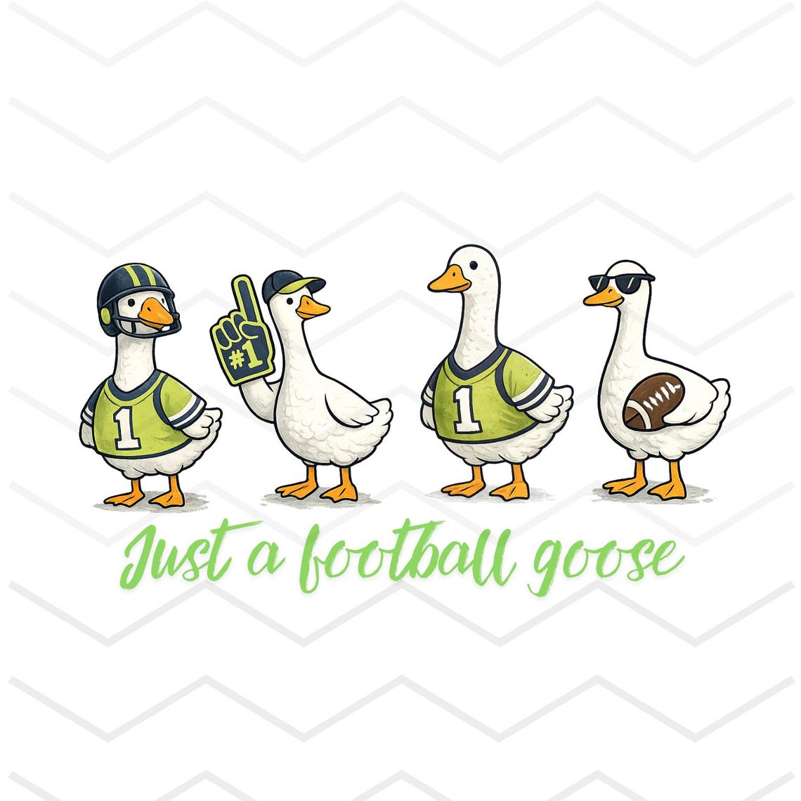 Football Goose PNG Bundle | Funny Game Day Goose Shirt Designs | Cute ...
