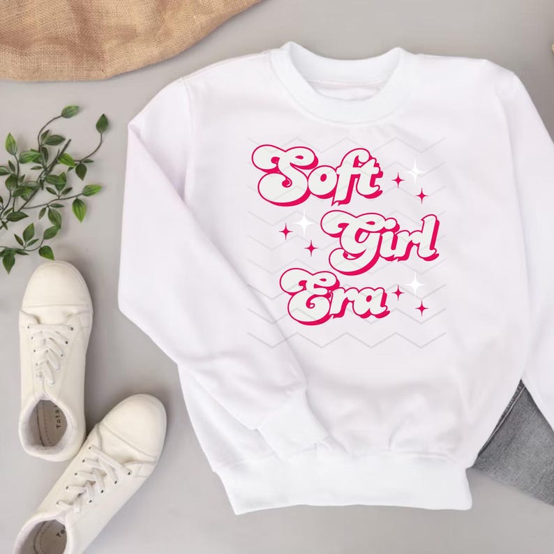 Soft Girl Era PNG | Girly Aesthetic Shirt Design | Self Love Digital ...