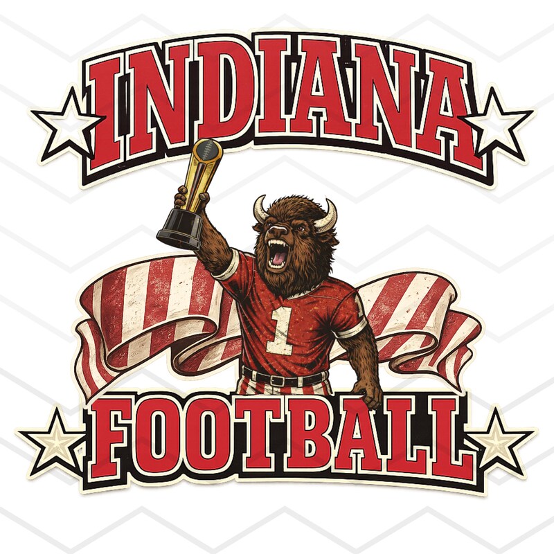 Indiana Hoosiers Football Logo - Etsy