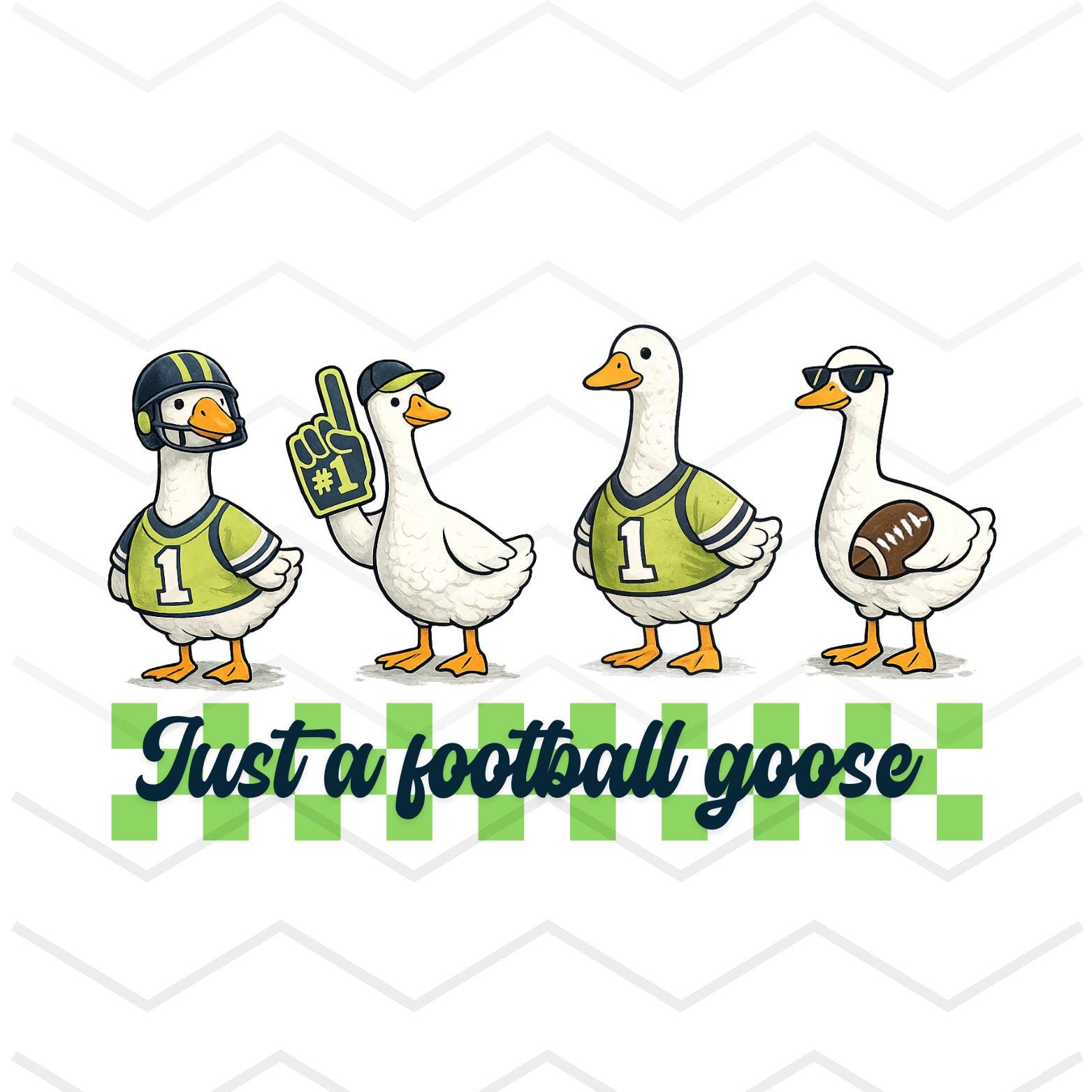 Football Goose PNG Bundle | Funny Game Day Goose Shirt Designs | Cute ...