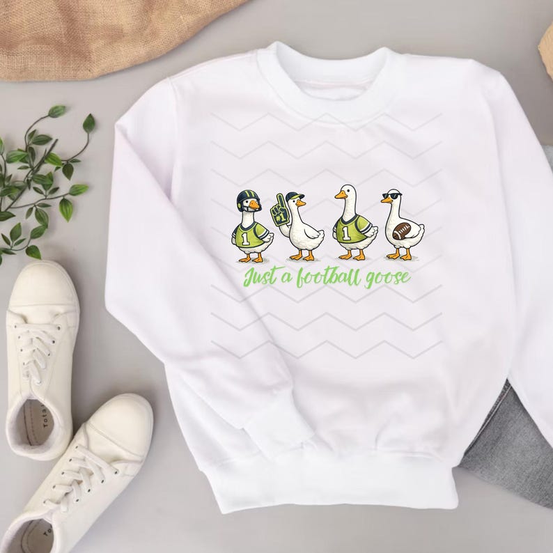 Football Goose PNG Bundle | Funny Game Day Goose Shirt Designs | Cute ...