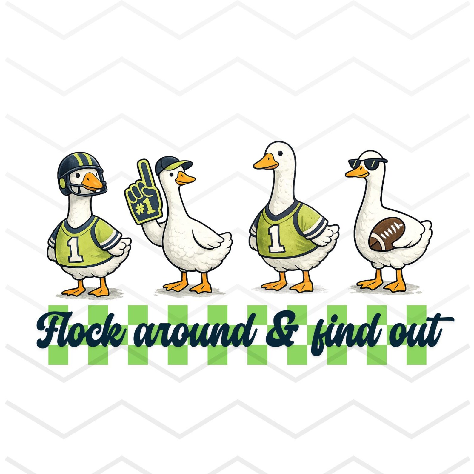 Football Goose PNG Bundle | Funny Game Day Goose Shirt Designs | Cute ...