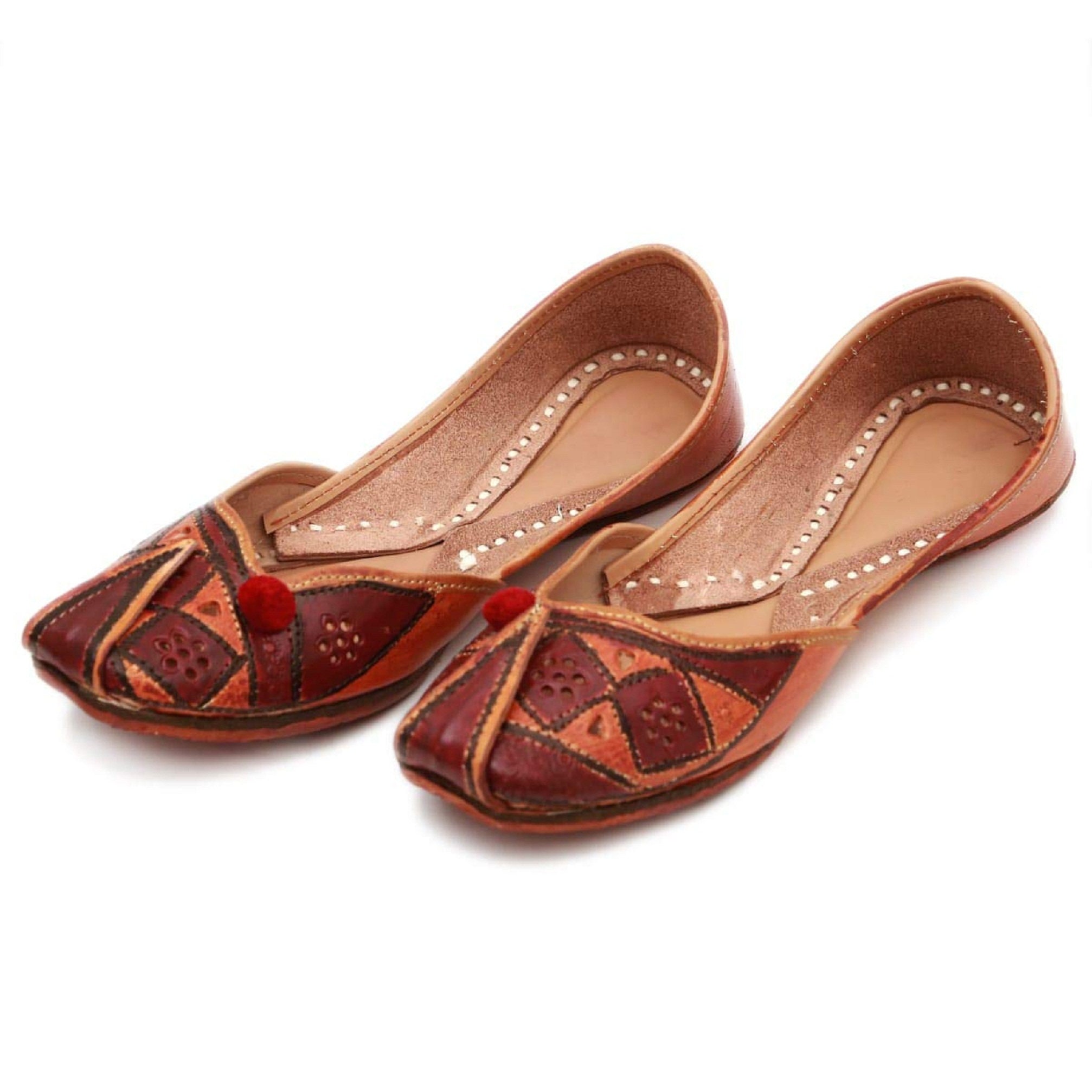 Women Full Grain Leather Jutti Jodhpuri Top Quality Jutti | Etsy