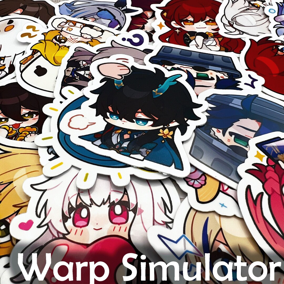 Warp Simulator - Honkai Star Rail Emote Stickers - Etsy