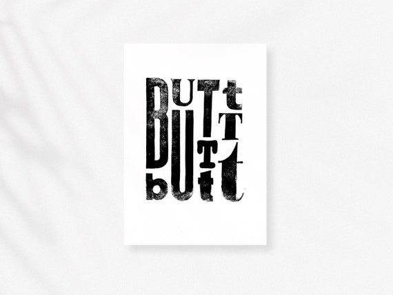 Butt: Anatomy Poster Erotic Bedroom Wall Print Gay Pride - Etsy