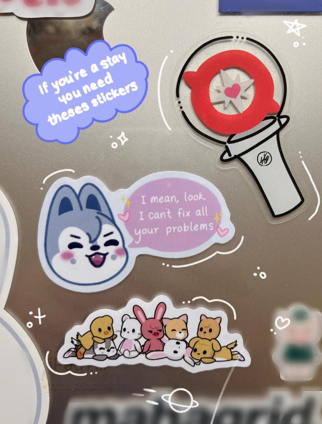 Skz Cute Stickers - Etsy UK