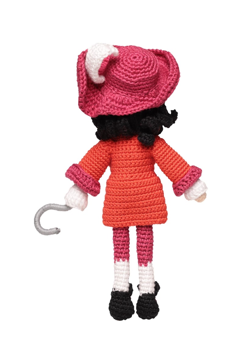 Captain Hook Crochet Amigurumi Toy Doll, Cartoon Movie Plush Accessory ...