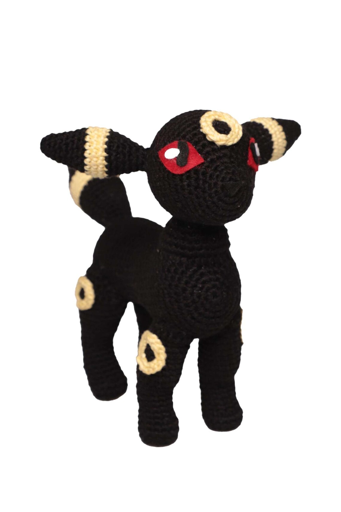 Umbreon Crochet Doll Pokemon Eevee Amigurumi Toy Gift for - Etsy