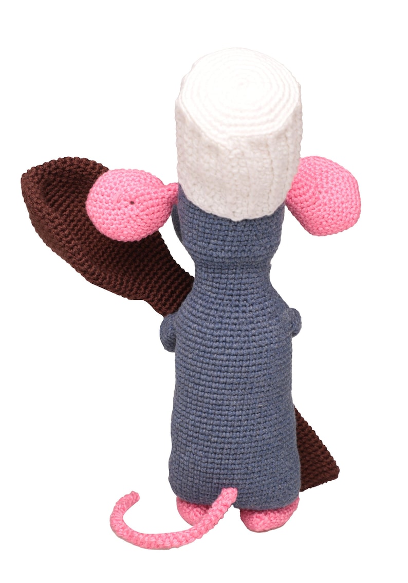 Remy Rat Crochet Doll, Ratatouille Inspired Plush Toy - Etsy