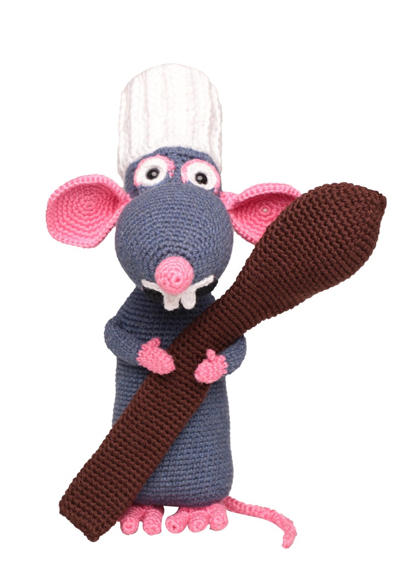 Remy Rat Crochet Doll, Ratatouille Inspired Plush Toy - Etsy