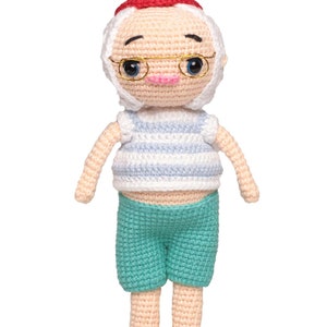 Captain Hook Crochet Amigurumi Toy Doll, Cartoon Movie Plush Accessory, Gift for Him, Gift for ...