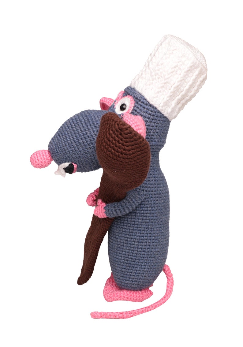 Remy Rat Crochet Doll, Ratatouille Inspired Plush Toy - Etsy