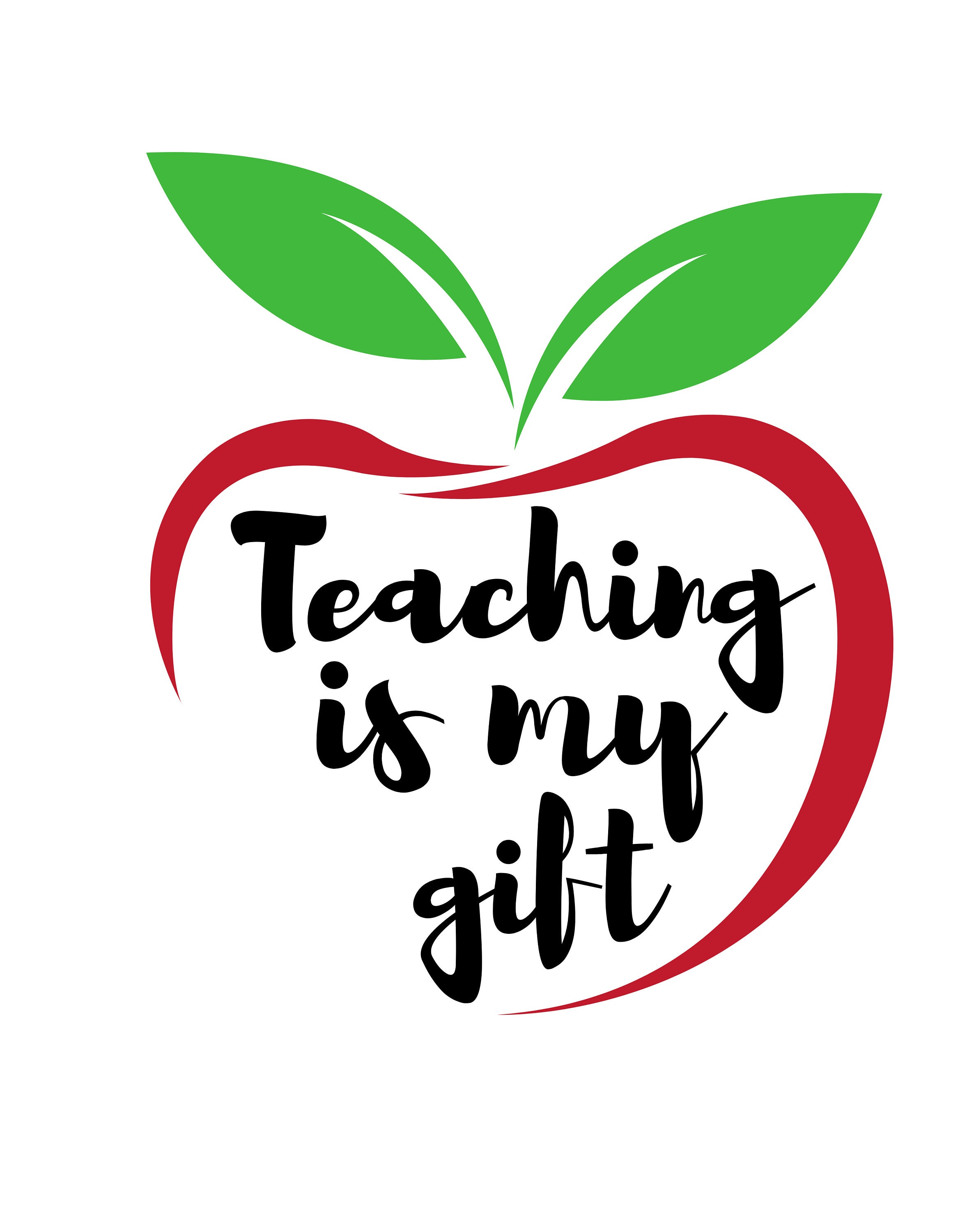 Teacher SVG, PNG, Digital Printable, Classroom Art, Back to School - Etsy