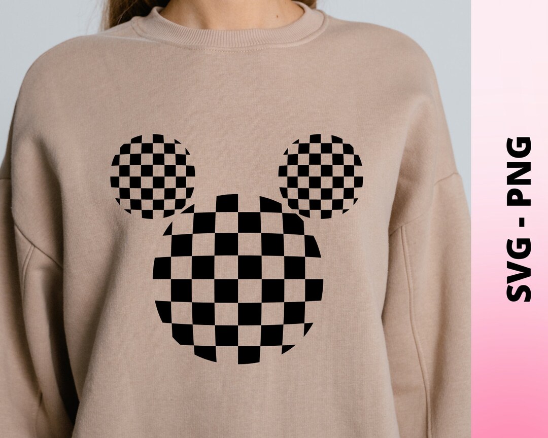 Theme Park Checker Iron On, Retro Decal, Retro SVG, Clip Art, Cut and ...