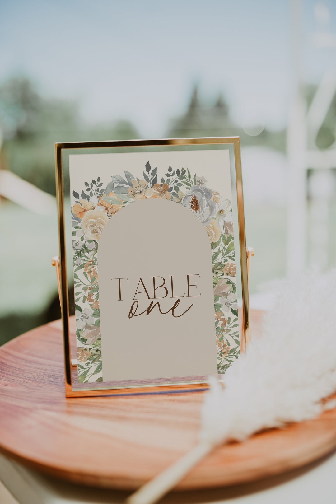 Editable Baby in Bloom Table Numbers Template, Baby in Bloom Shower ...