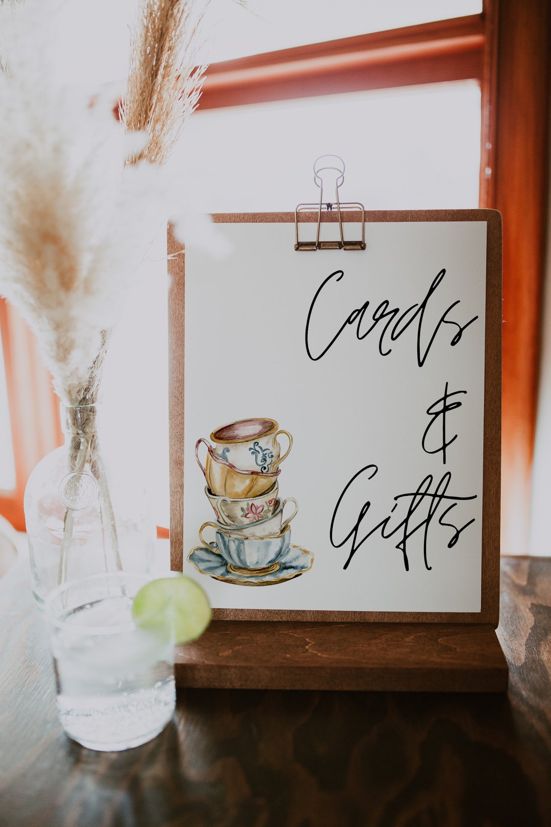 Bridal Tea Party Custom Sign, Tea Party Bridal Shower, Time for Tea ...