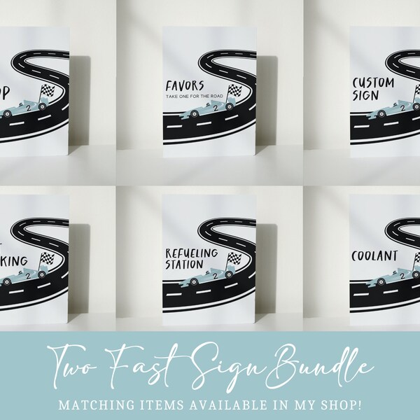 Two Fast Sign - Etsy