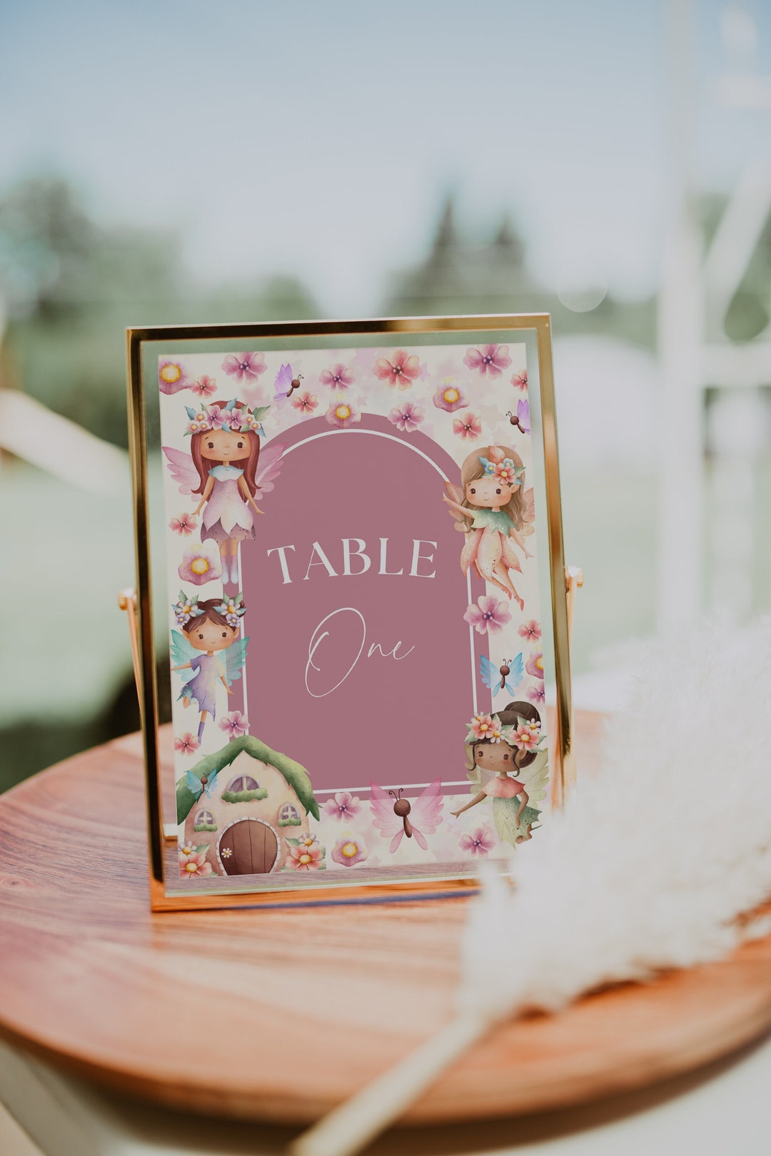 Fairy Birthday, Fairy First Birthday, Table Numbers Template, Fairy ...