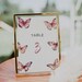 Butterfly Bridal Shower Table Numbers Template, Here's to a Lifetime of ...