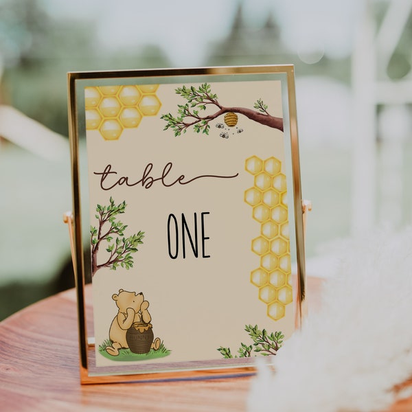 Winnie the Pooh Numbers Classic - Etsy